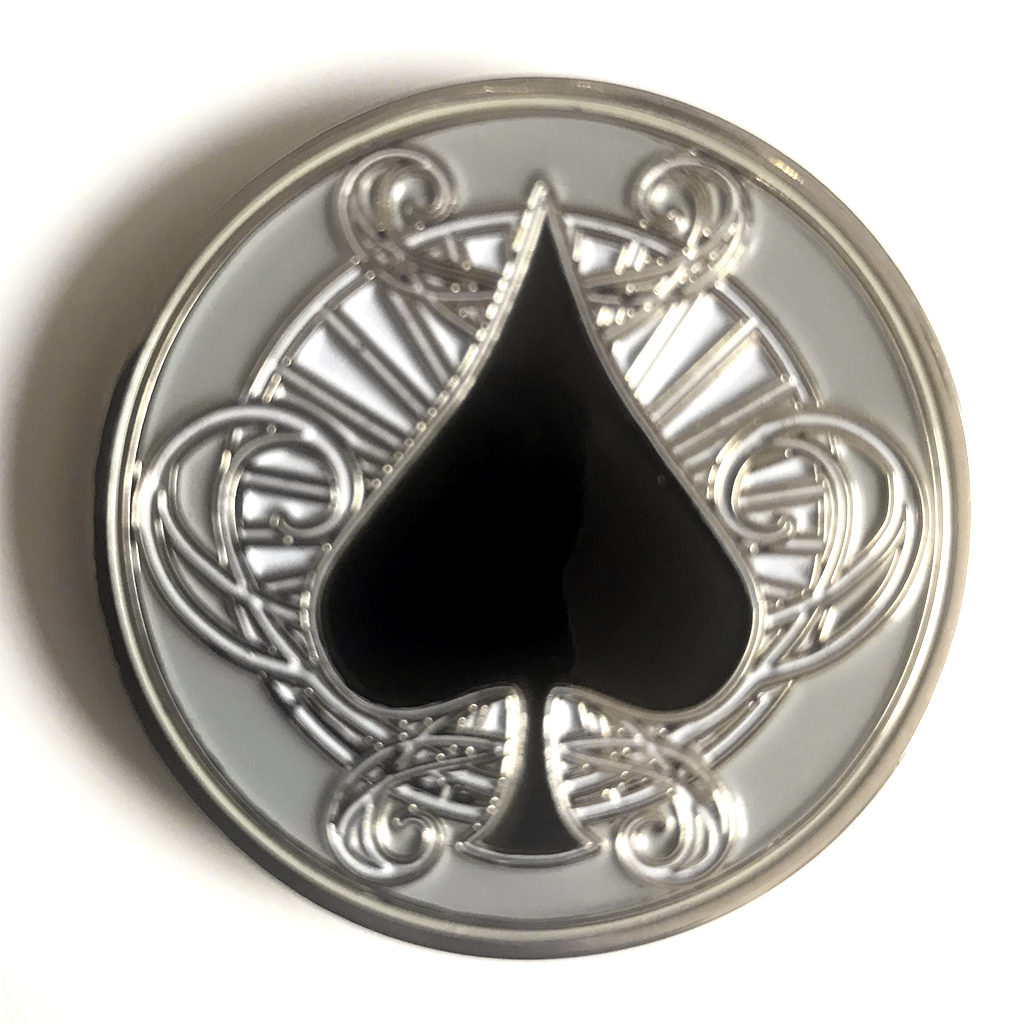 Ace of Spades Coin – Albino Dragon